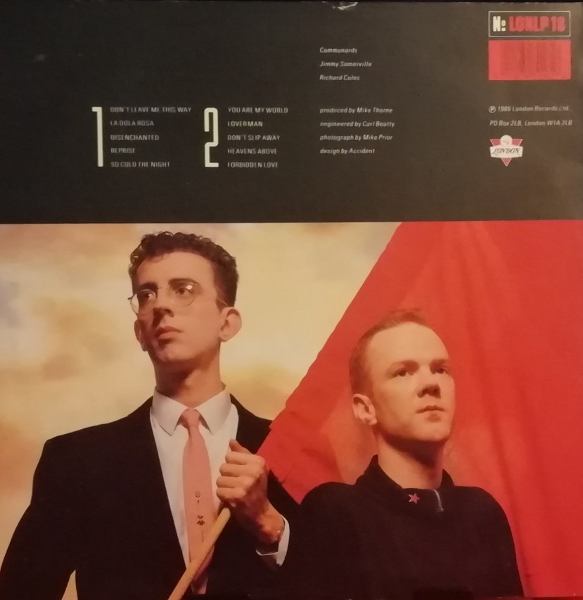 The Communards: Debut Album ‘COMMUNAЯDS’ (1986) – Original Vinyl ...