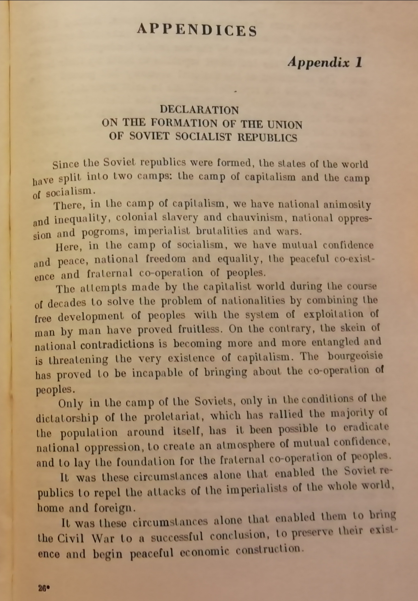 USSR FOUNDING (1922) DOCUMENT (3): The Formation of the Union of Soviet ...