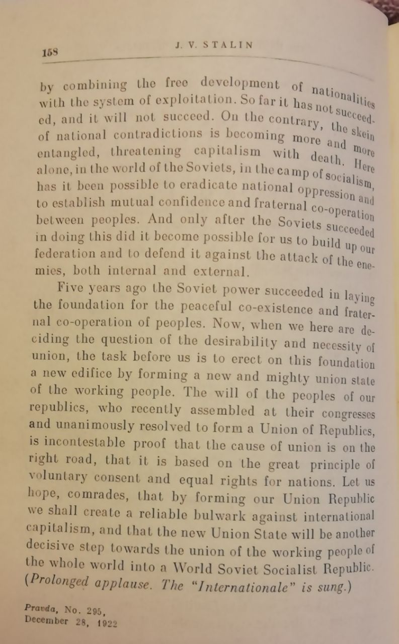 USSR FOUNDING (1922) DOCUMENT (2): The Foundation of the Union of ...