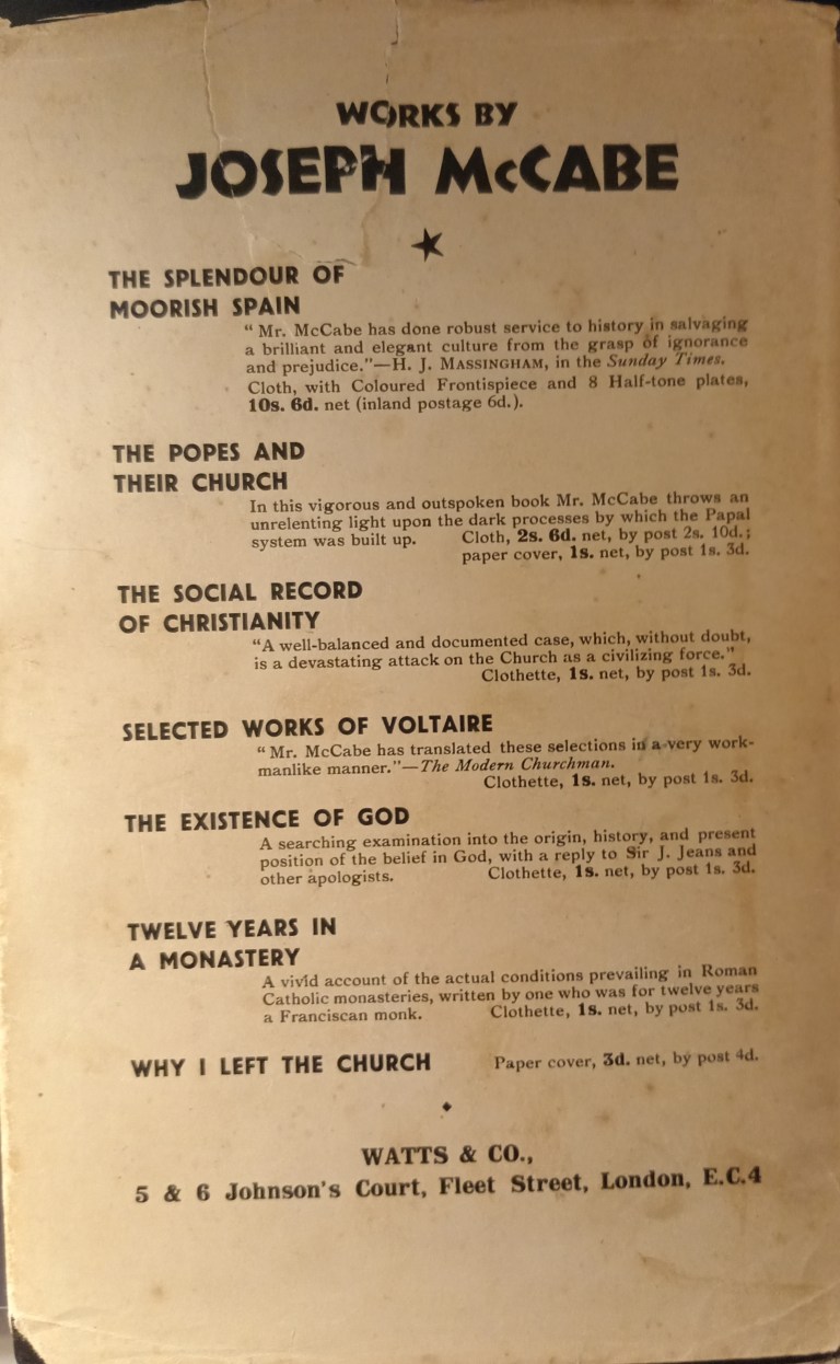 Joseph McCabe: The Anatomy of an Anti-Soviet ‘Lie’! (18.3.2023 ...