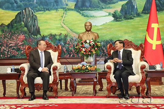 Laos Buddhist-Socialist Republic: General Secretary Welcomes Communist ...