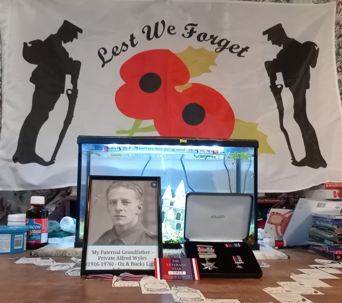 Veteran Star Medal: Alfred Gregory Wyles – WWII British Army Service ...