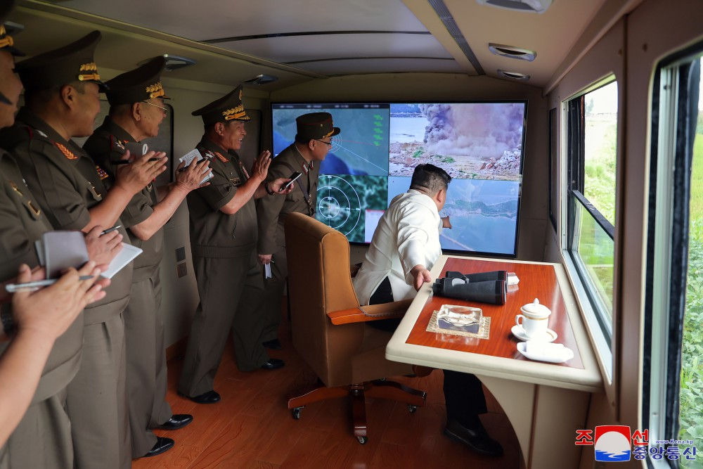 DPRK: Respected Comrade Kim Jong Un Oversees Test-fire of 240mm-calibre ...